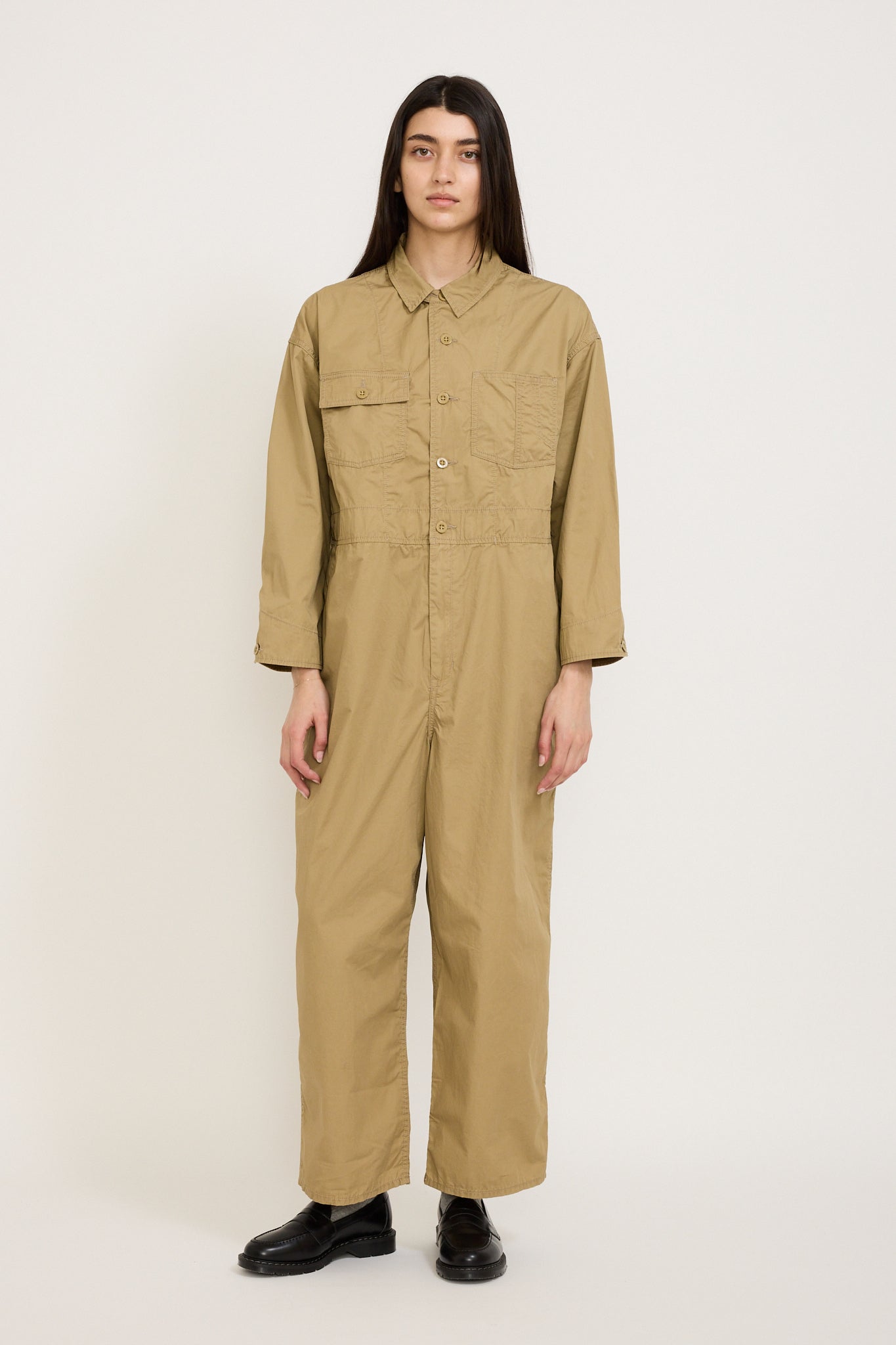 Beams Boy BIG Work Jumper Beige | Maplestore