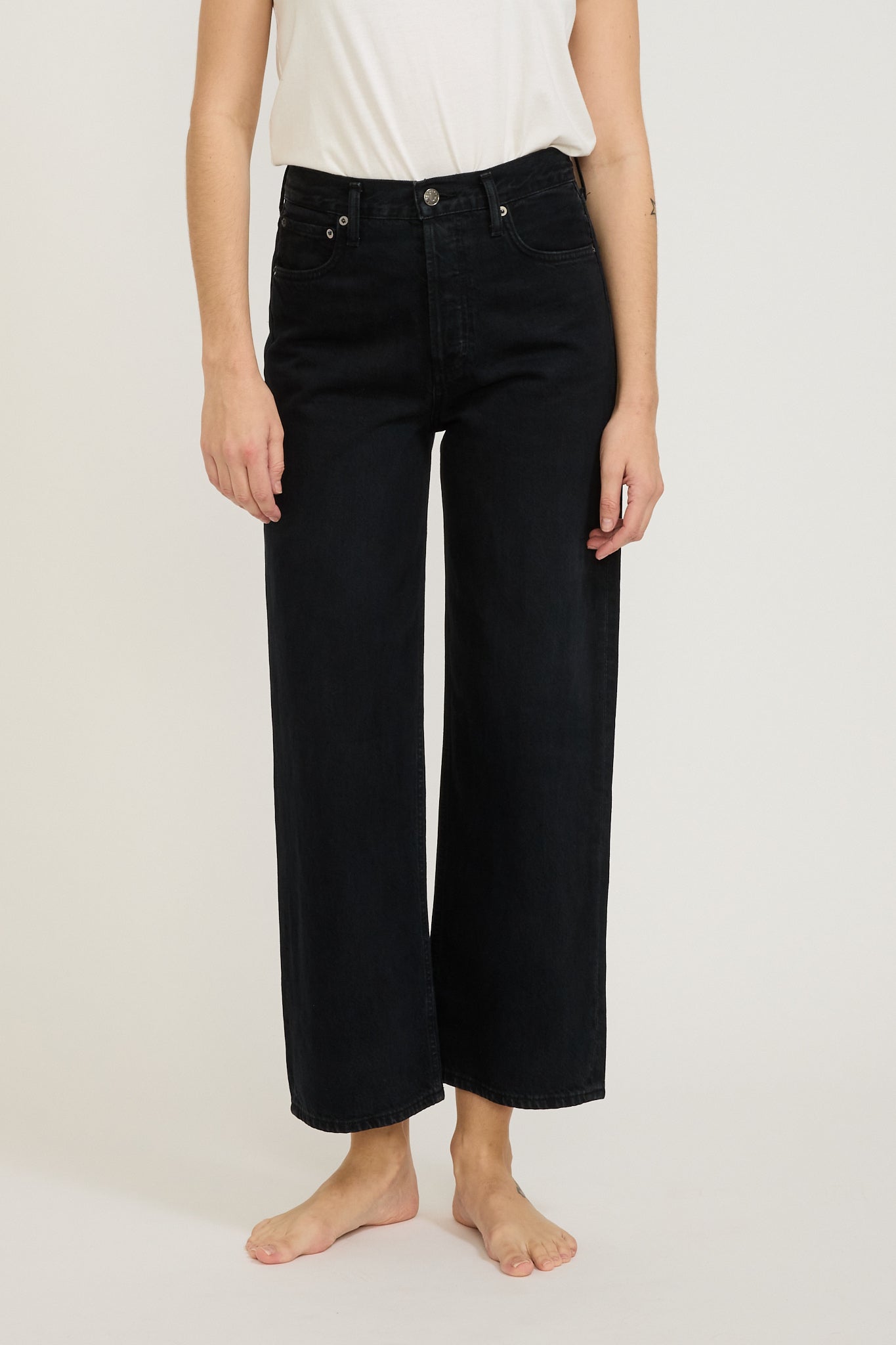 Agolde Ren High Rise Wide Leg Scowl | Maplestore