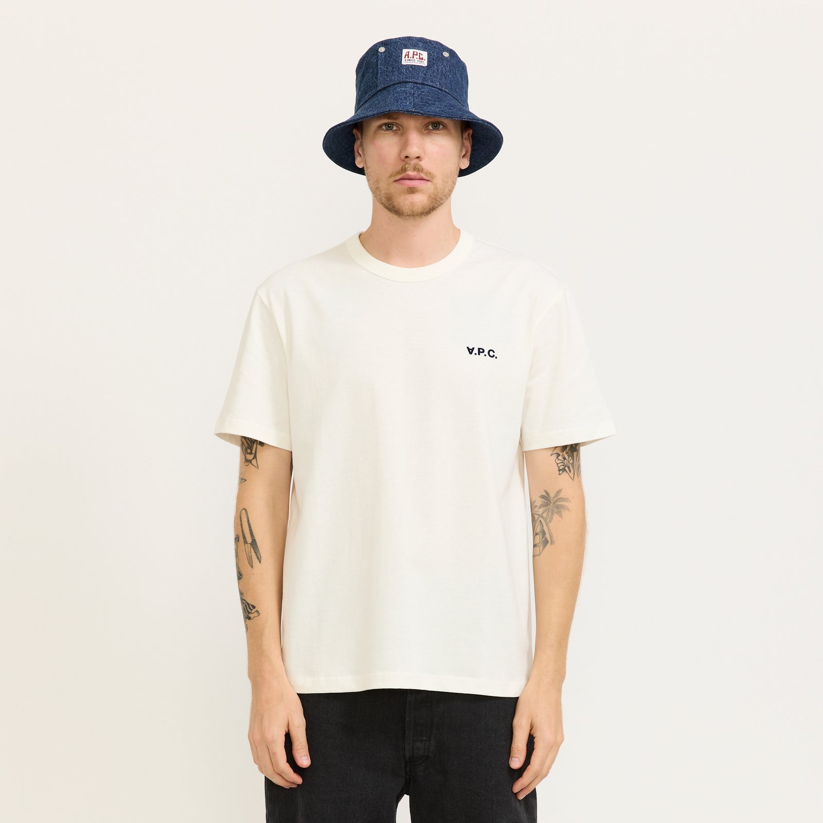 Bob Thais Carpenter Bucket Hat Washed Indigo | Maplestore