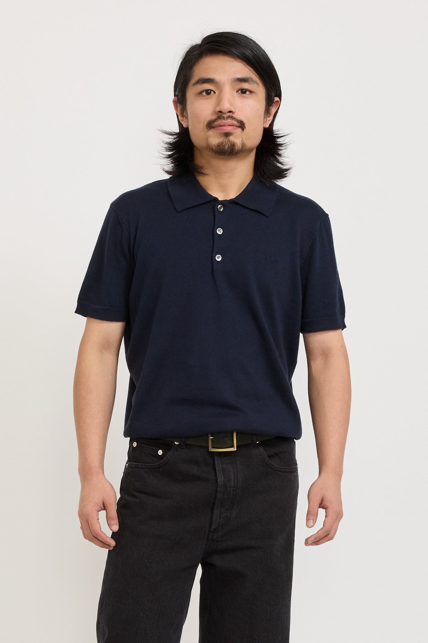 A.P.C. Gregory Polo Dark Navy | Maplestore