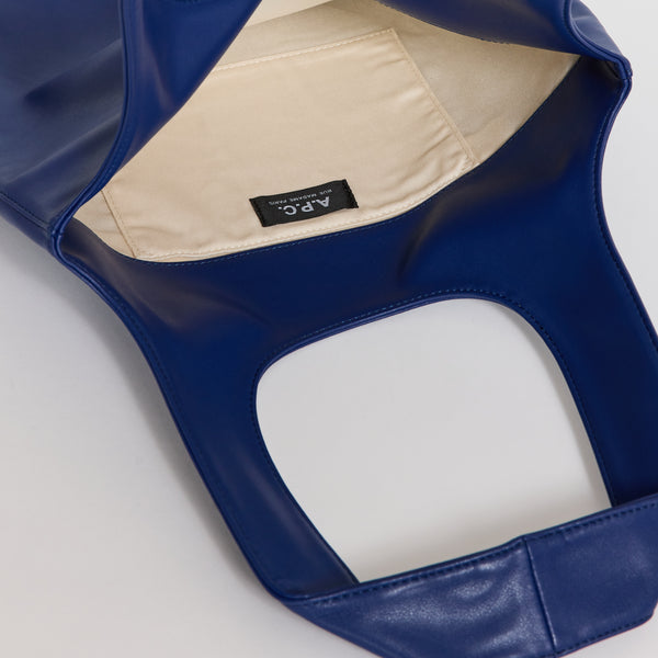 A.P.C. Ninon Tote Small Royal Blue | Maplestore