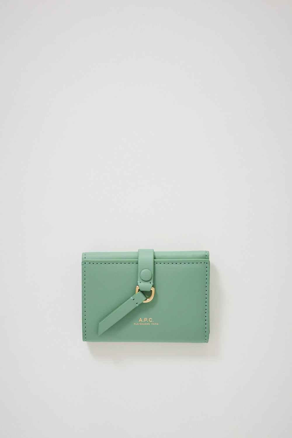 A.P.C. Noa Simple Trifold Wallet Jade | Maplestore