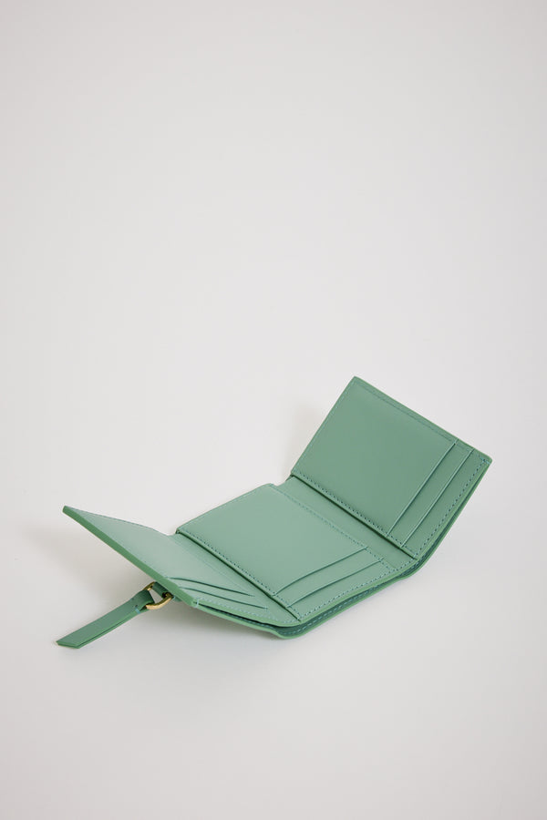 A.P.C. Noa Simple Trifold Wallet Jade | Maplestore