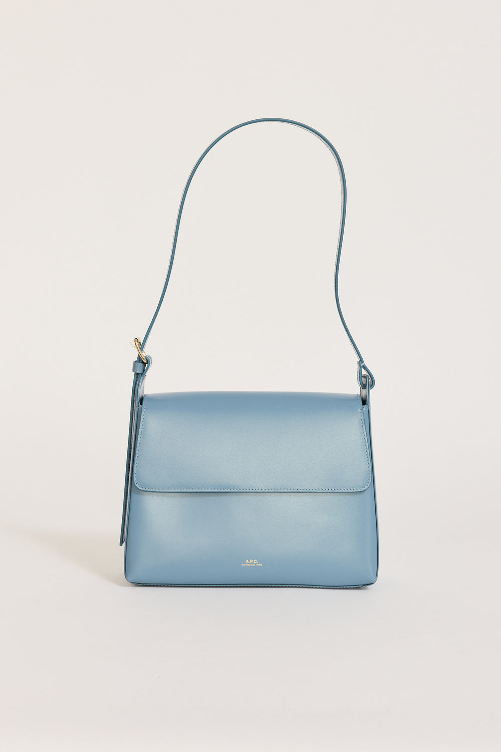 A.P.C. Virginie Flap Bag Ship Blue | Maplestore
