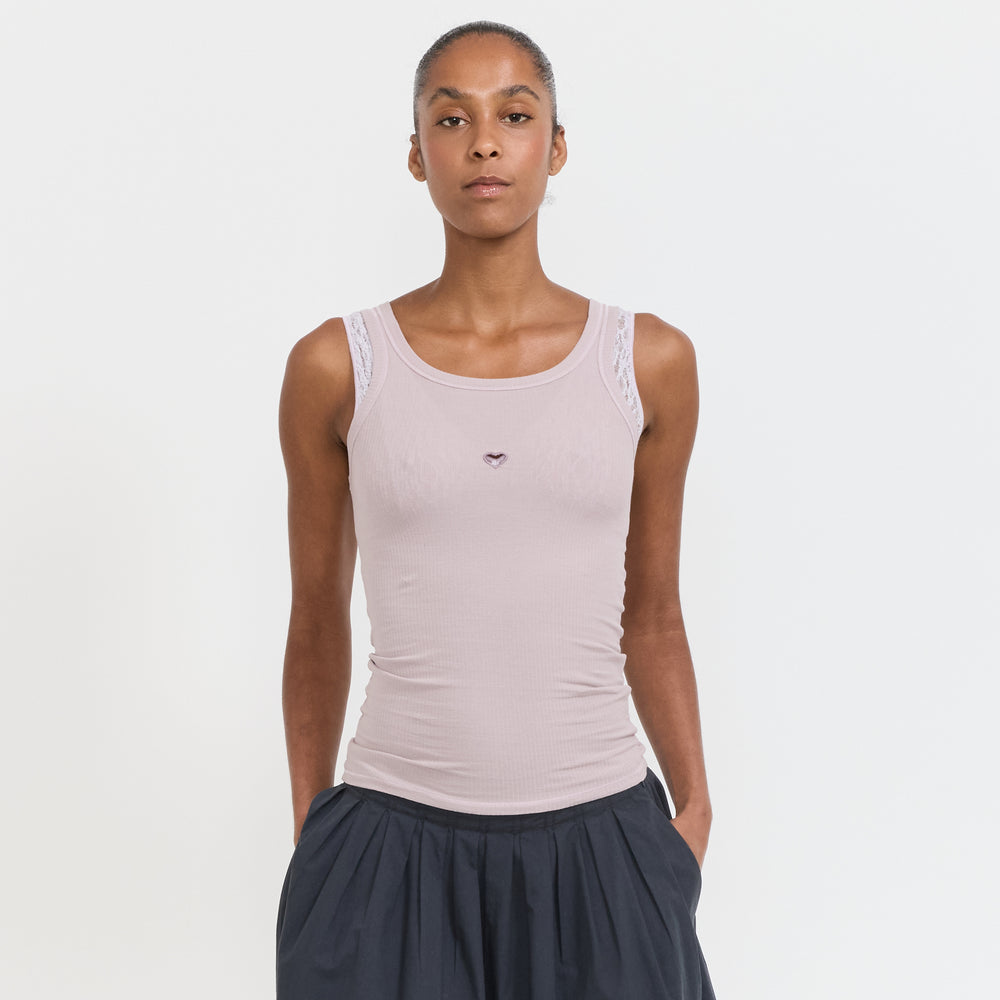 Baserange Heart Tank Verbe Purple | Maplestore