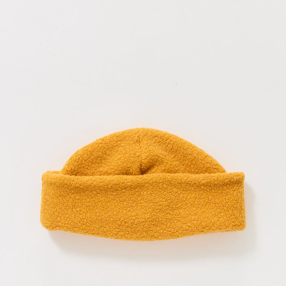 Cableami Recycled Wool Watch Cap Yellow | Maplestore