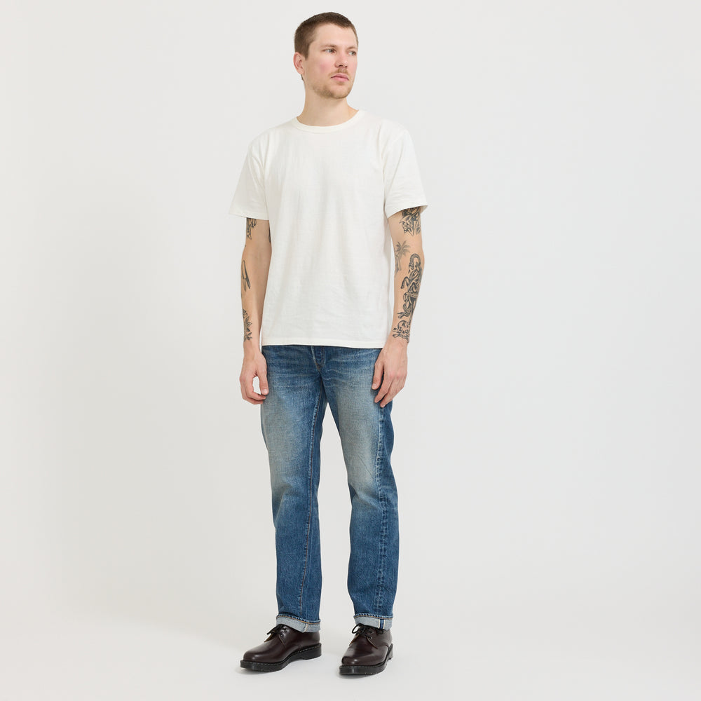 Straight Denim Fade Indigo Blue | Maplestore