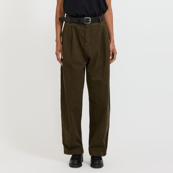 Ambassador Pants Java Brown | Womens Wide Pleated Pants | Maplestore