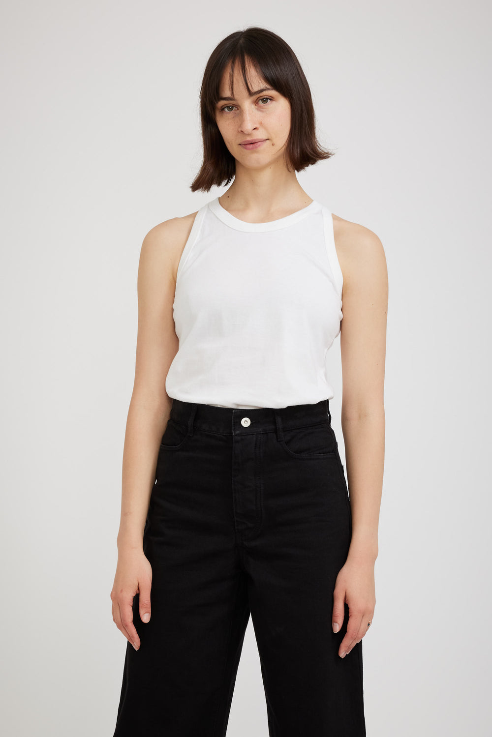 Kowtow Racer Back Singlet White | Maplestore