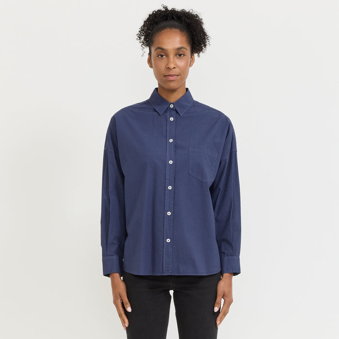 Chiara Shirt Classic Navy | Maplestore