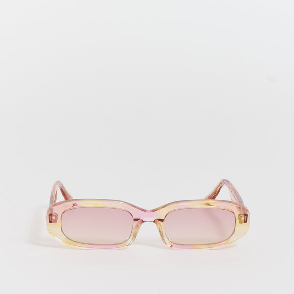 April Laguna Beach Yellow | Rose Gradient Lens Mens Sunglasses
