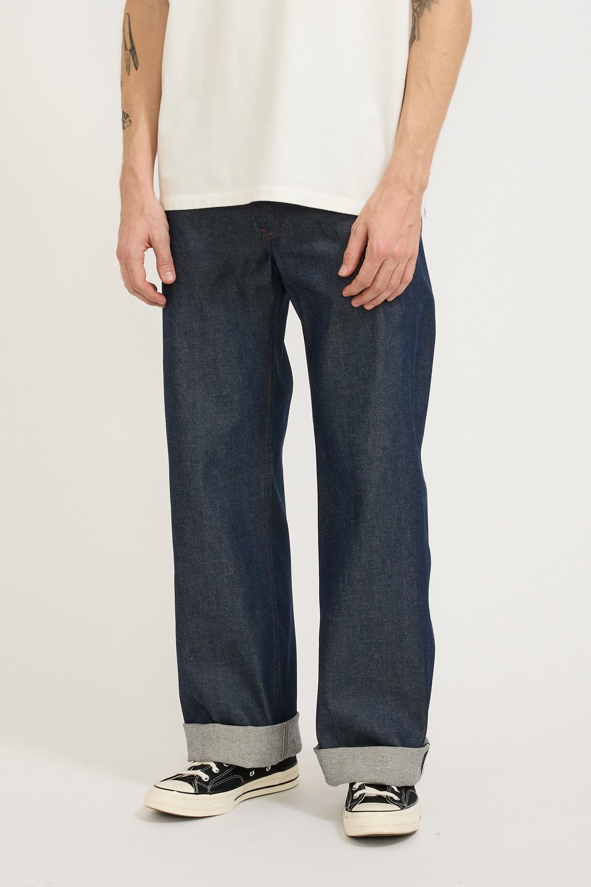 Naked & Famous Strong Guy Natural Indigo Selvedge | Maplestore