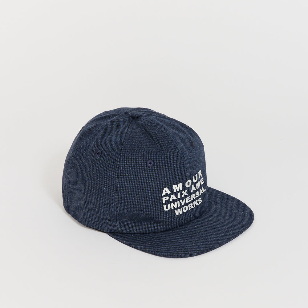 Universal Works Baseball Hat Offline Denim | Maplestore
