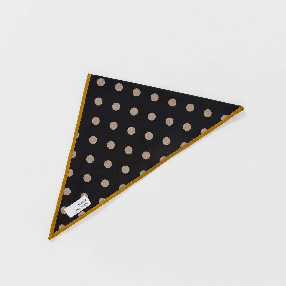 Scout Scarf Bold Dot Print Black | Maplestore